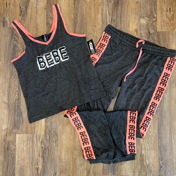 bebe | Intimates & Sleepwear | Bebe Pajama Set Perfect Medium | Poshmark